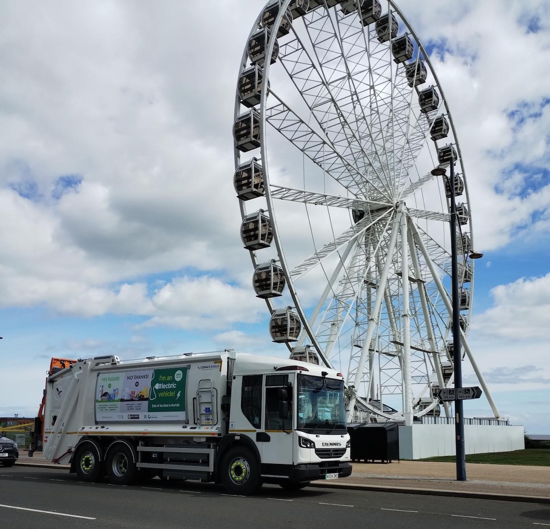 Norfolk's first fully electric refuse collection vehicle - All Things ...